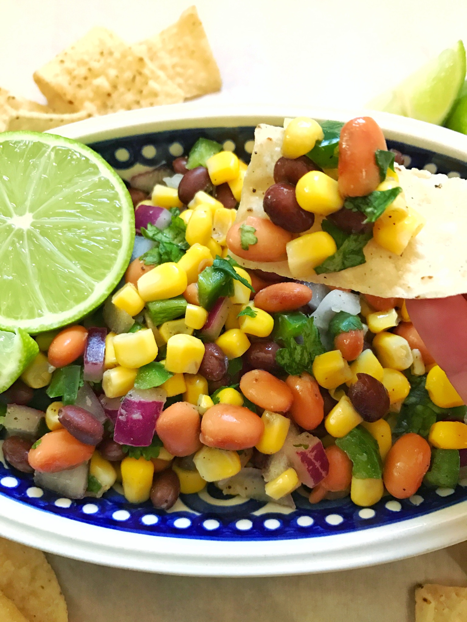 The Best Bean & Corn Salsa – Jillian Lolo
